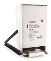 McKesson Casting Roll Form Splints 3 Inch X 15 Foot Fiberglass White,