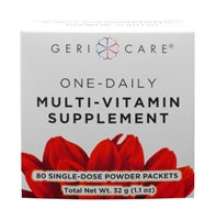 Gericare Multivitamin Supplement Powder, Single Dose Packets - 80 Pack