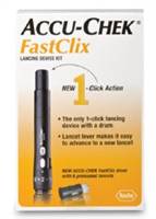 Accu-Chek Lancet, FastClix Lancet Needle Multiple Depth Settings Track