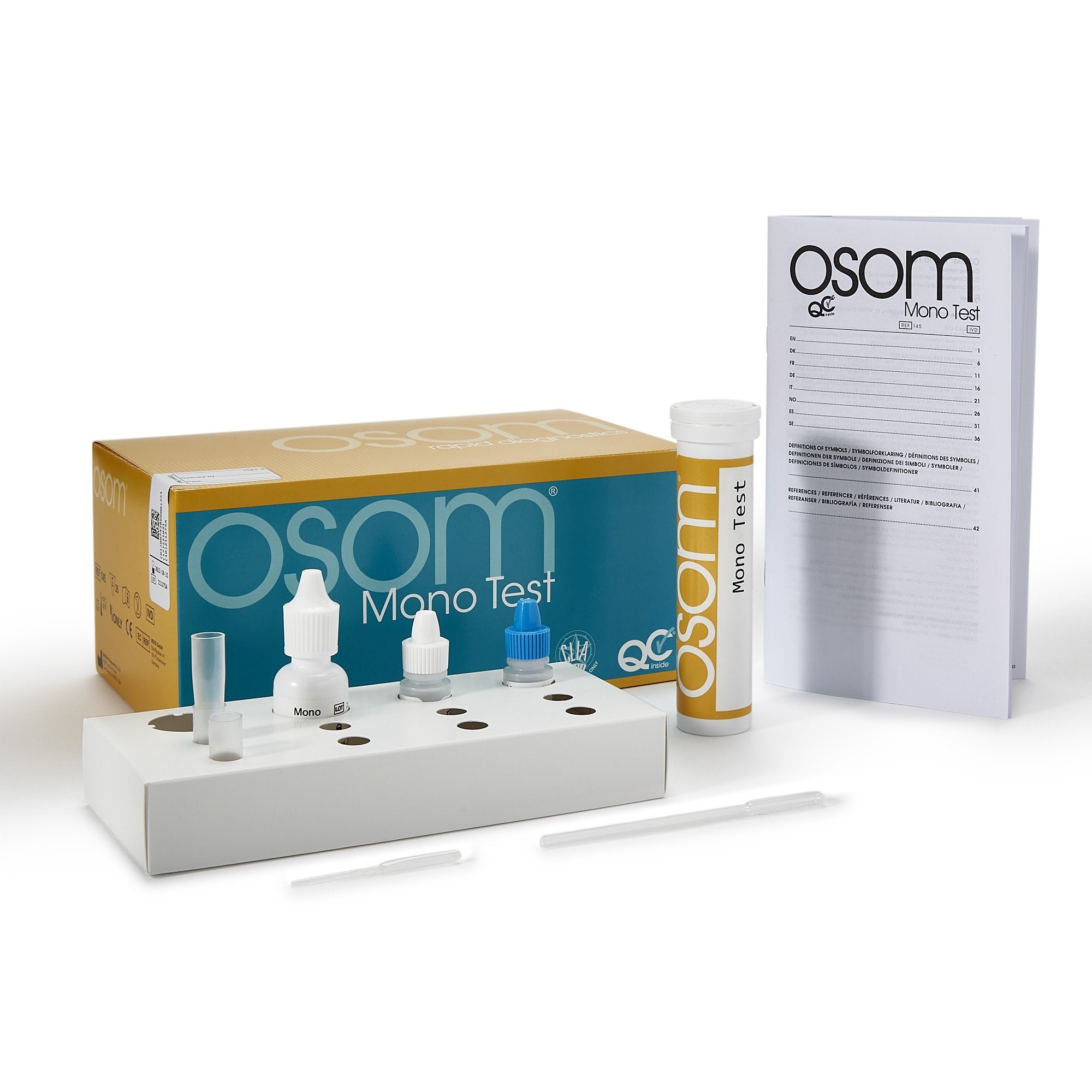 OSOM Mono Test Rapid Test Kit, Infectious Mononucleosis, Sekisui Diagn